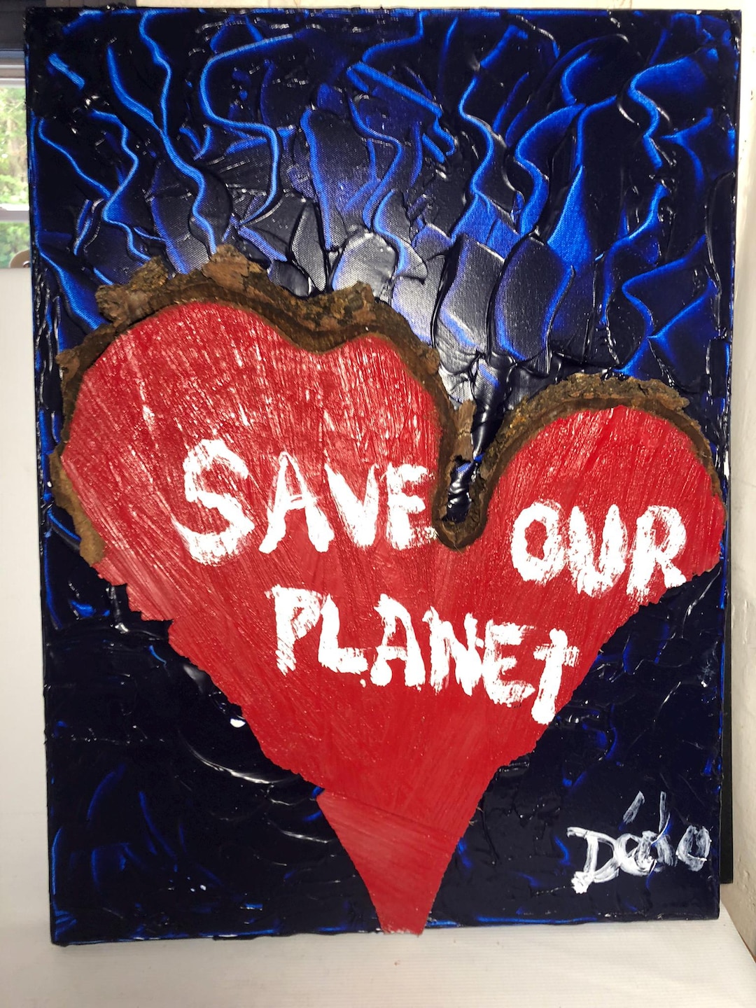 Original Dedo - Bill Comeau Painting Outsider Folk Art - Save Our ...