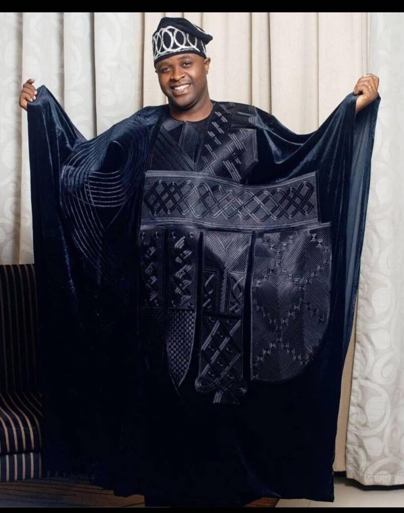 Velvet Agbada - Etsy
