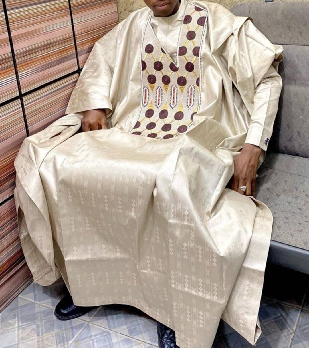 Bazin Riche/bazin Brocade/bazin Outfit/african Clothing Men - Etsy