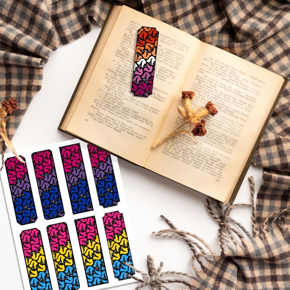 Printable Pride Squirrel Bookmarks LGBTQIA | Etsy
