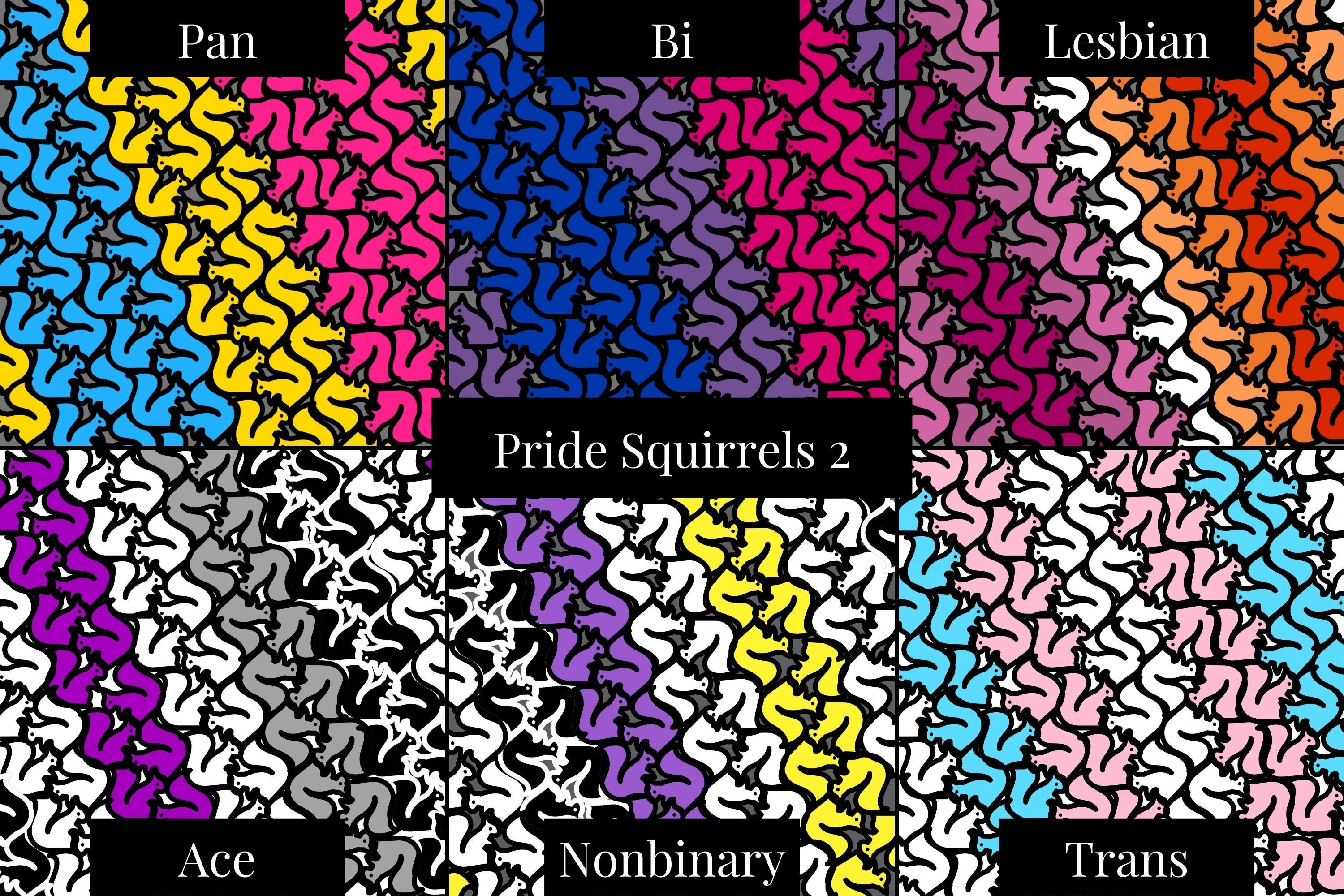 Printable Paper Infinity Cube Fidget - LGBTQ Pride Squirrel Patterns - Etsy