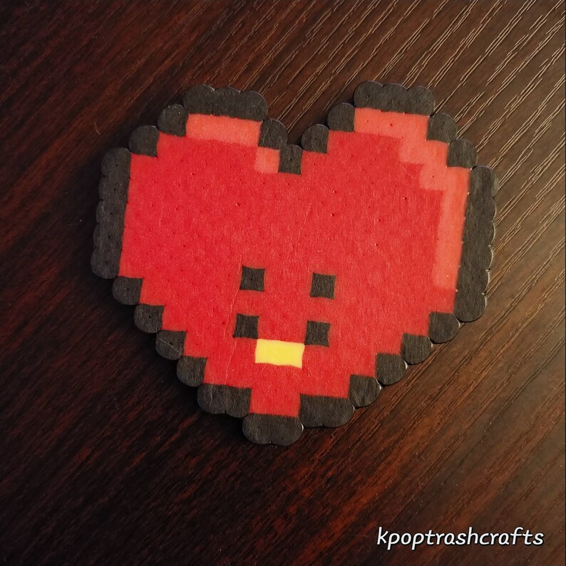 BT21 Perler Bead Pin - Etsy UK
