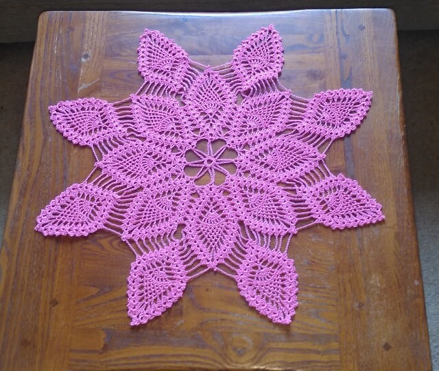 100% Cotton Handmade Crochet Table Centrepiece or Doily - Etsy