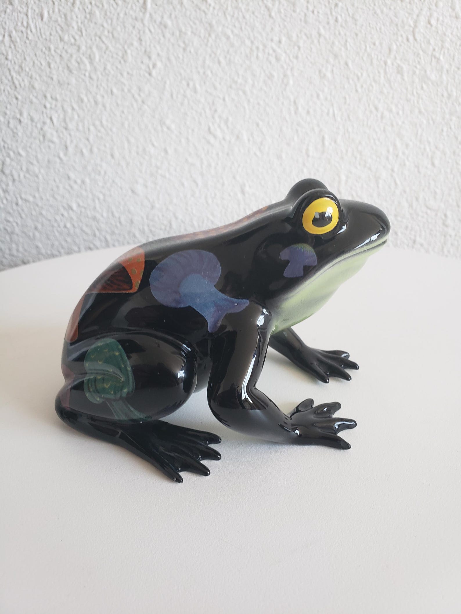 Fanciful Frogs Frog Figurine toadstool Westland Giftware 2002 - Etsy