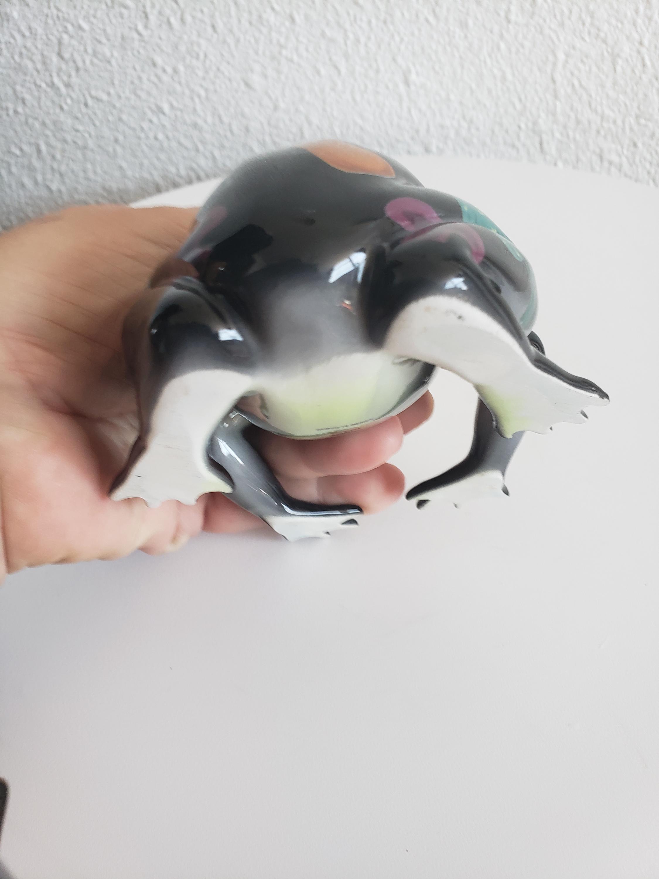 Fanciful Frogs Frog Figurine toadstool Westland Giftware 2002 - Etsy