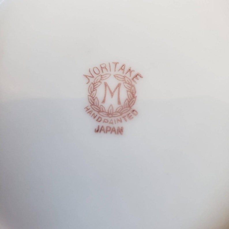 Noritake Morimura Hand-painted Porcelain Made in Japan Gold Trim Saucer ...