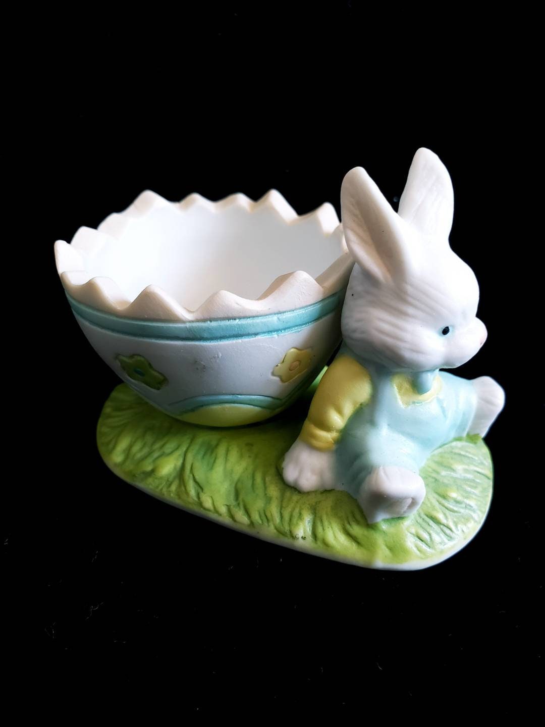 Princess House Bisquit Porcelain Rabbit Holder Figurine Made in Taiwan ...