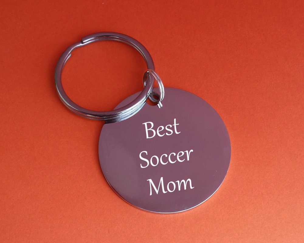 Personalized Soccer Player Keychain - Engraved Keepsakes - Soccer Gift ...