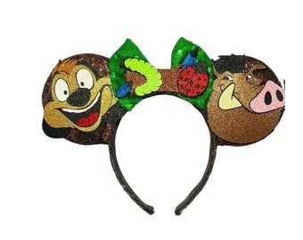 Timon and Pumba Ears - Etsy