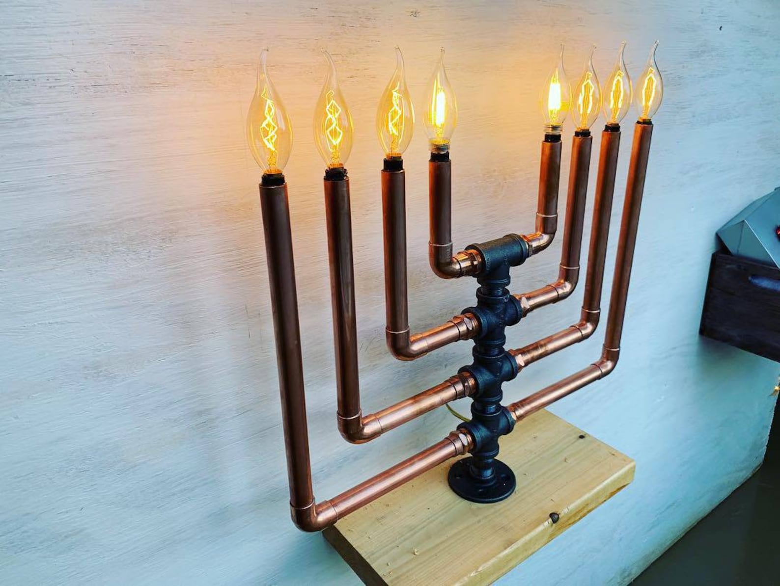 Menorah Light Fixture - Etsy