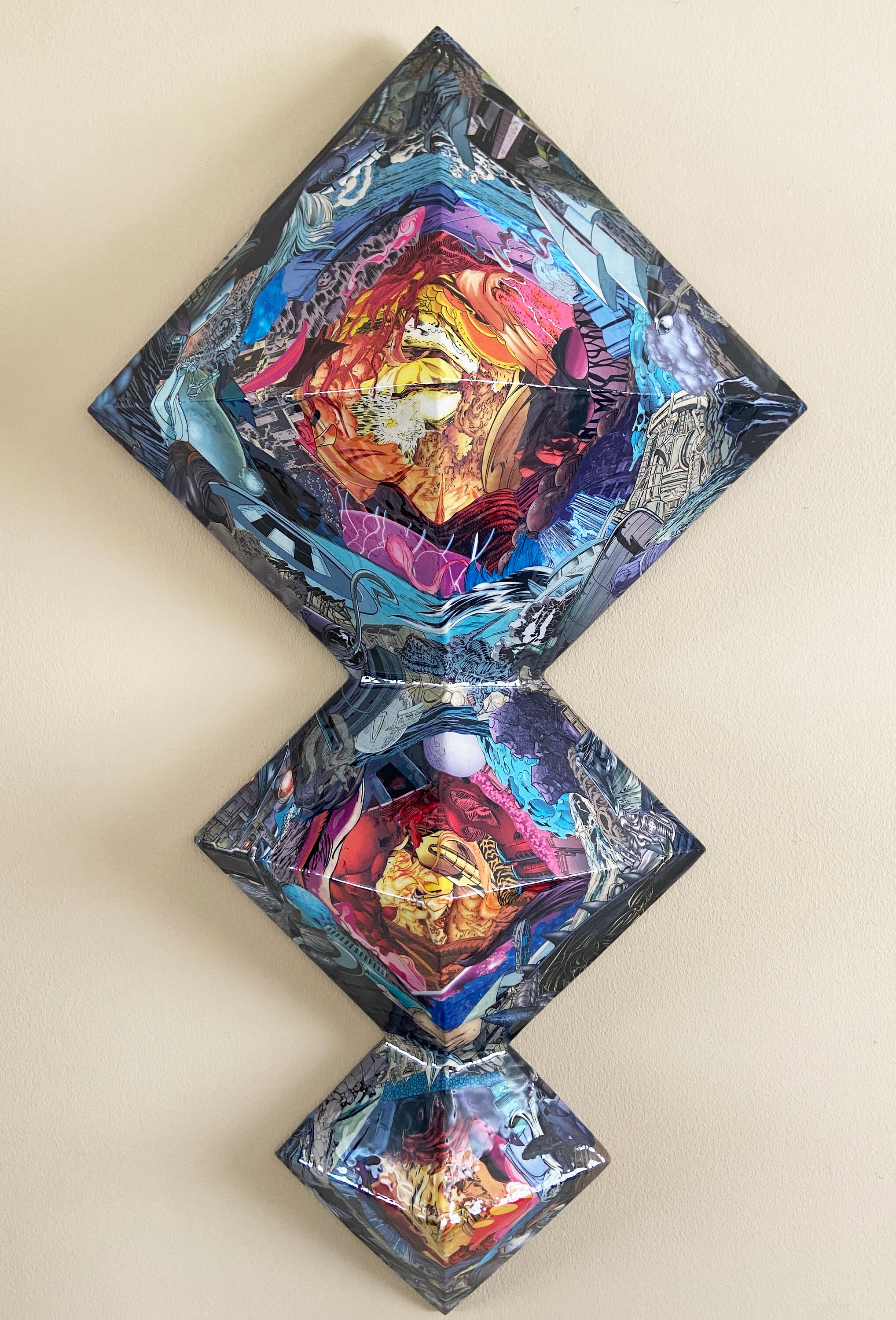 Pyramids Comic Book Sculpture - Etsy