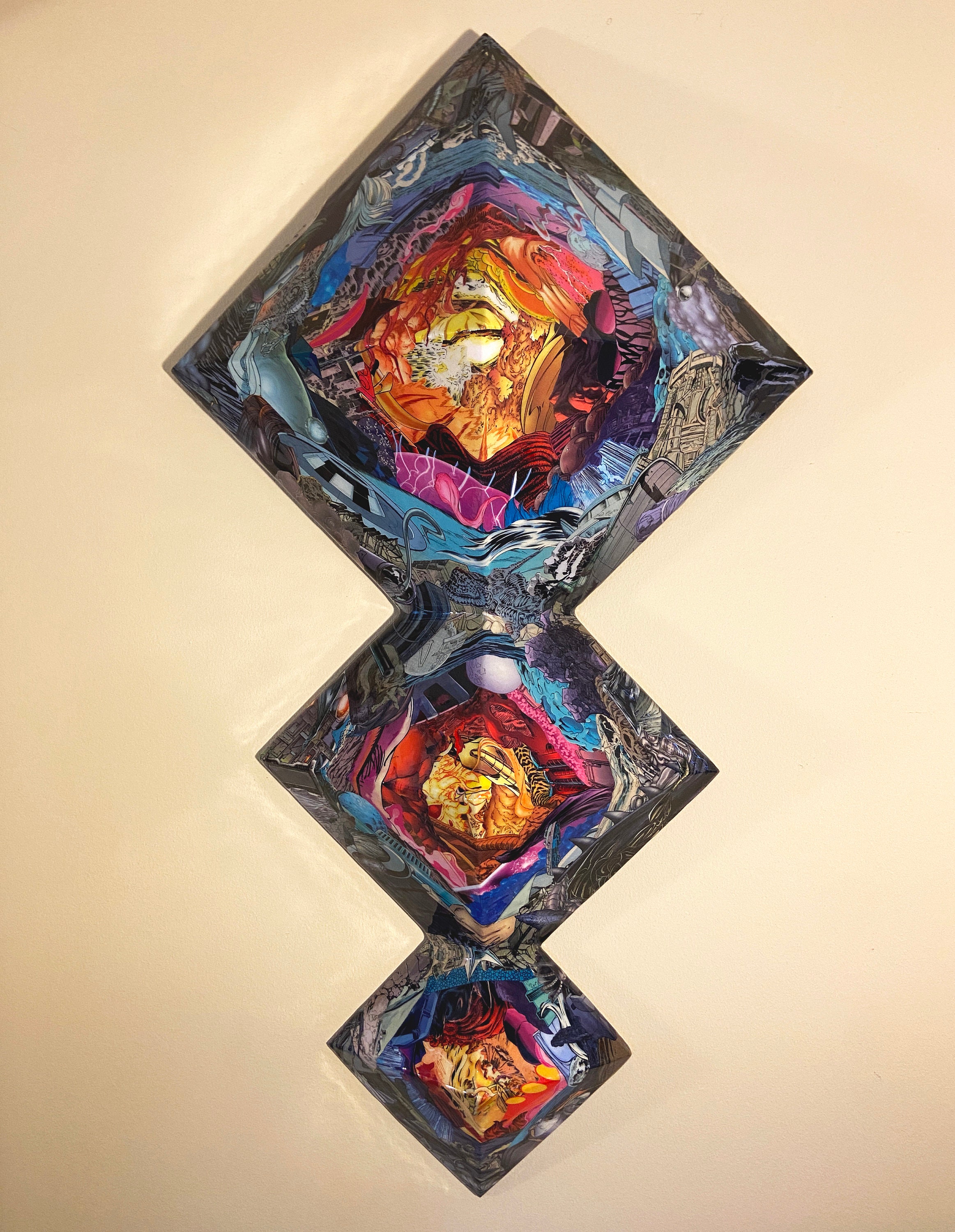 Pyramids Comic Book Sculpture - Etsy