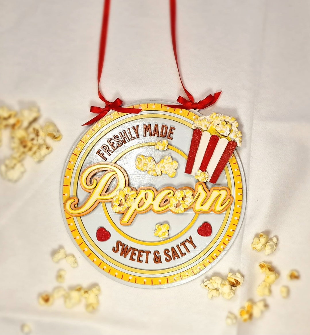 Popcorn Movie Night Props Room Decor - Etsy