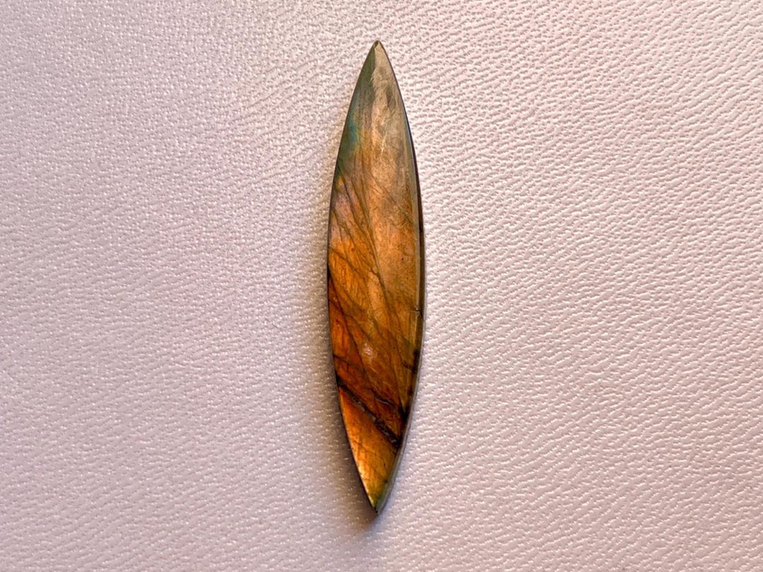 Attractive Full Brown Flashy Labradorite Gemstone Marquise Shape ...