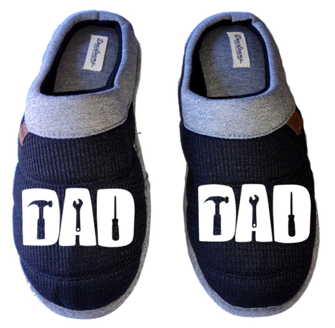 Dad Tool font DF von DEARFOAMS Herren Hausschuhe / Haus Schuhe ...