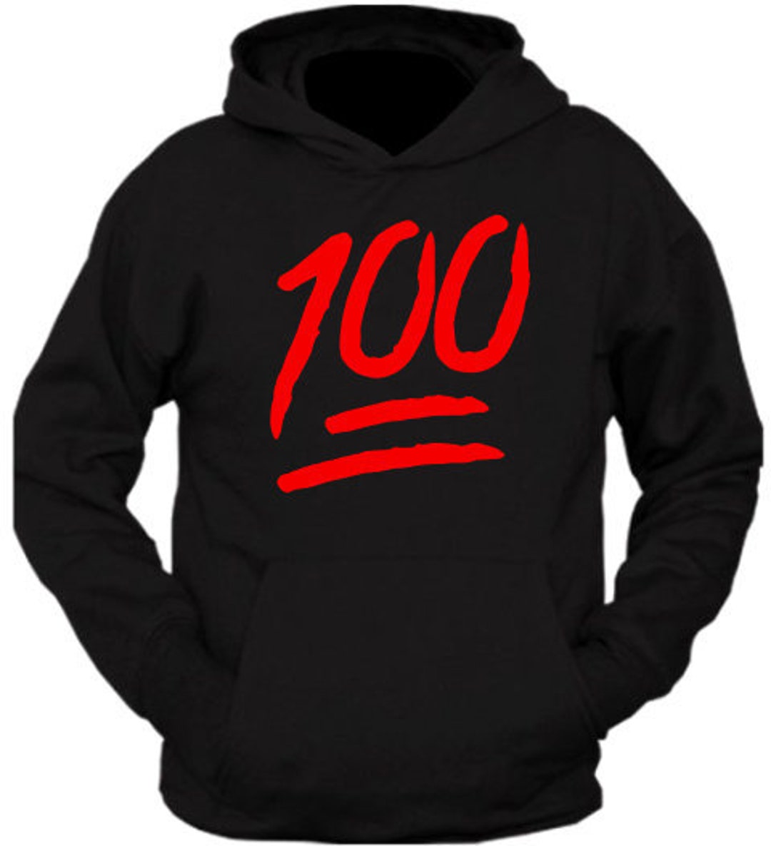100 Percent REAL One Hundred Hoodie - Etsy
