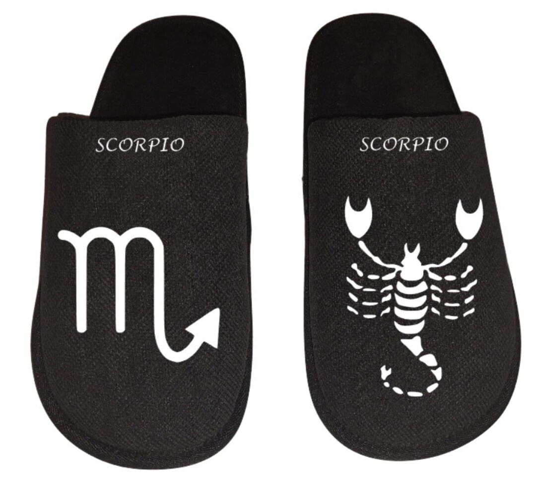 Scorpio Zodiac Sign Astrology Horoscope Men's Slippers / House Shoes ...