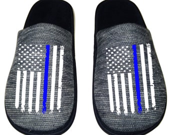 Thin Blue Line Shoes - Etsy