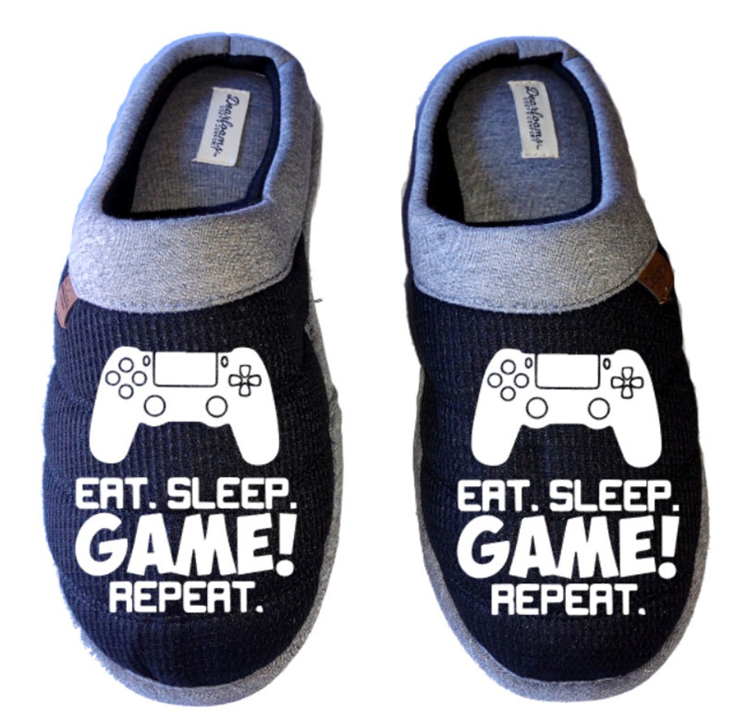 Eat Sleep Game Repeat Vintage Video Game Gamer DF by DEARFOAMS Men's ...