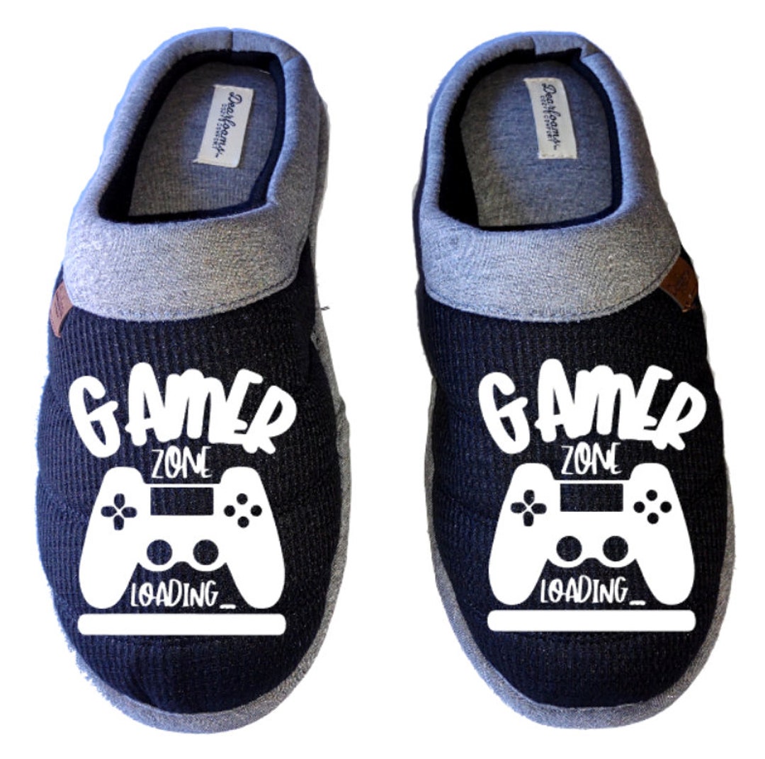 Gamer Zone Slippers, Vintage Video Game Slides - Etsy