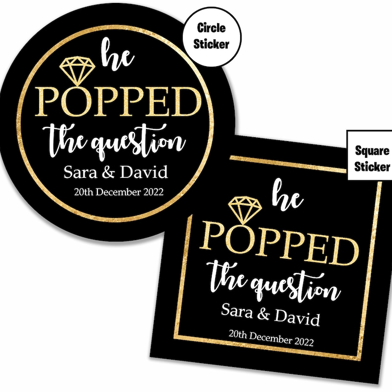 Pop the Question - Etsy