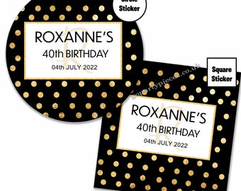 60th Birthday Stickers | Etsy