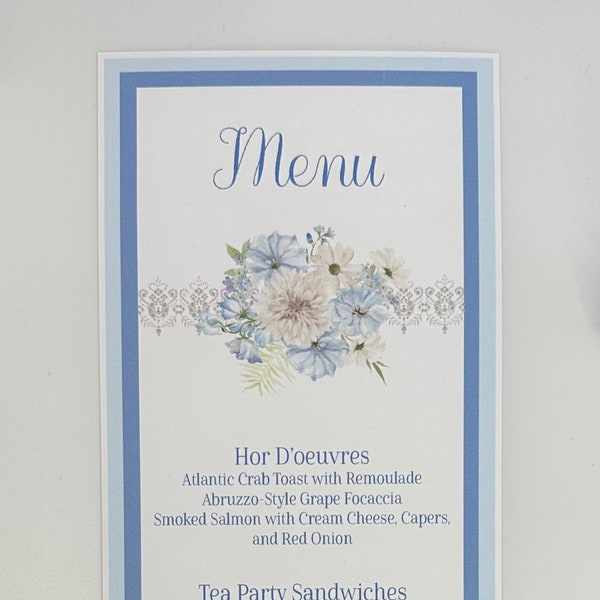 80th Birthday Menus - Etsy