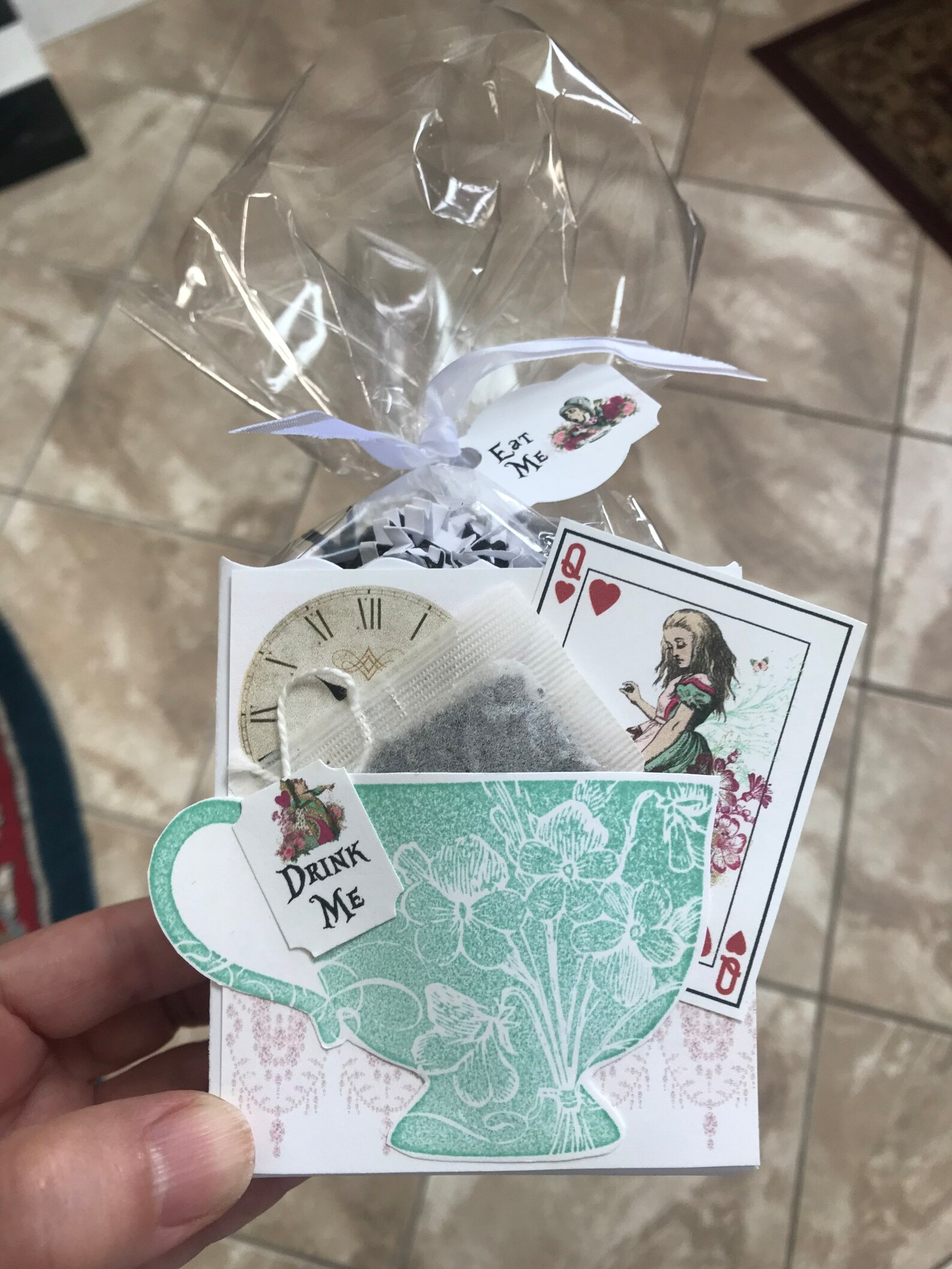 Alice in Wonderland Teal Tea Cup Party Favor - Etsy