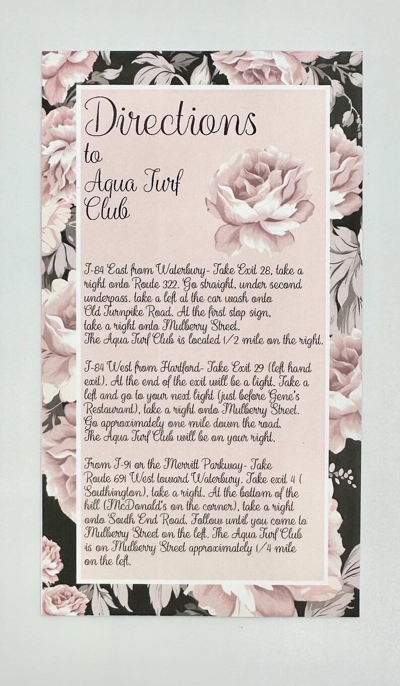 Wedding Invitation Party Pack Kit Pink and Black Floral Bouquet ...