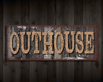 Outhouse signs | Etsy