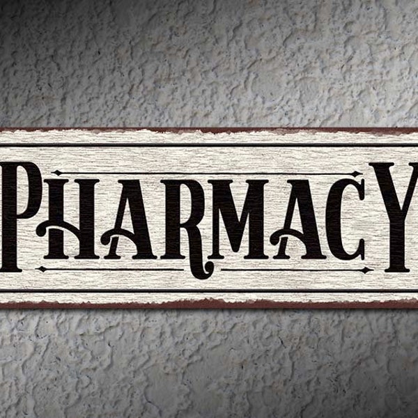 Pharmacy Sign - Etsy