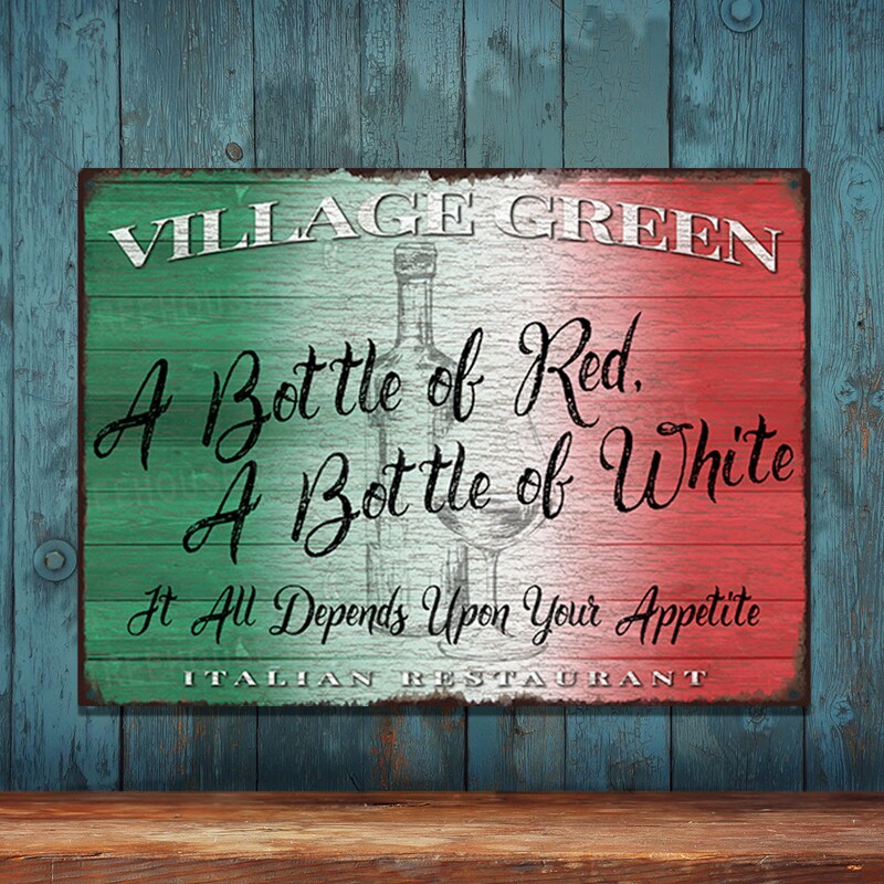 Italian Restaurant Signs - Etsy