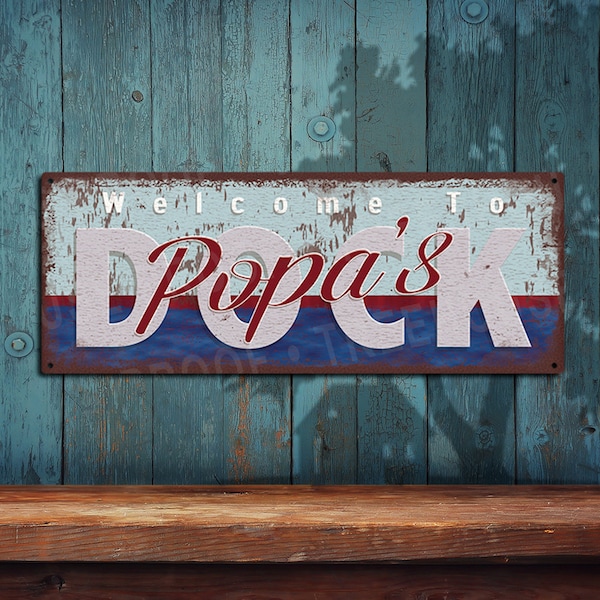 Dock Sign - Etsy