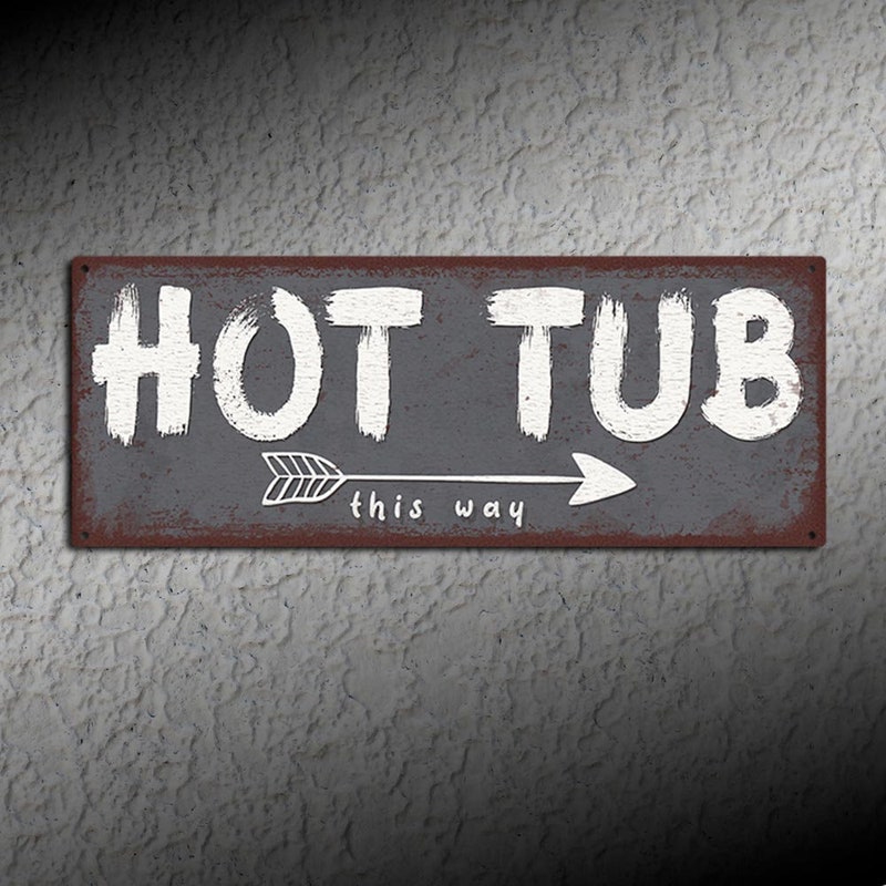 Hot Tub Signs - Etsy