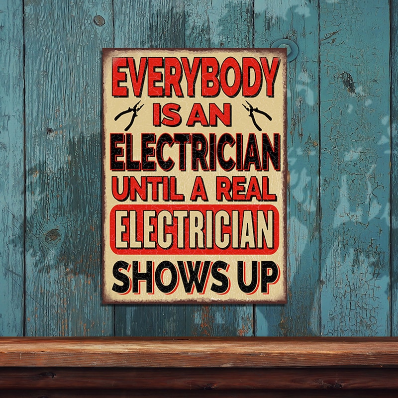 Funny Electrician Signs - Etsy