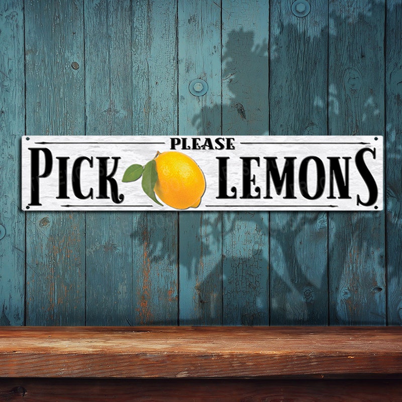Lemon Sign - Etsy