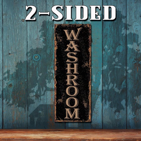 Washroom Sign - Etsy