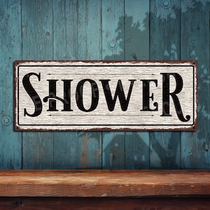 Shower Sign - Etsy
