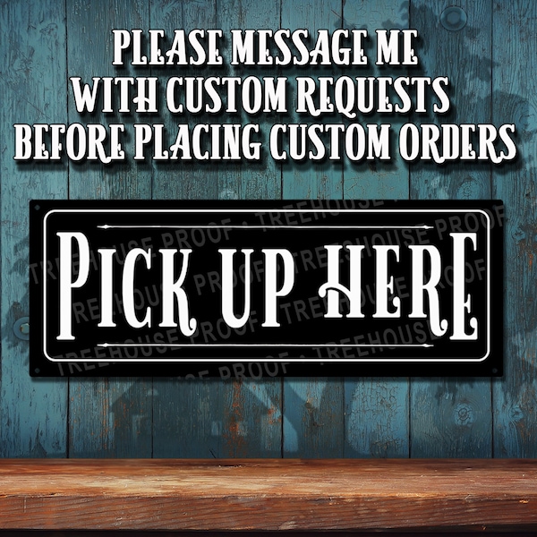 Order Pick up Sign - Etsy