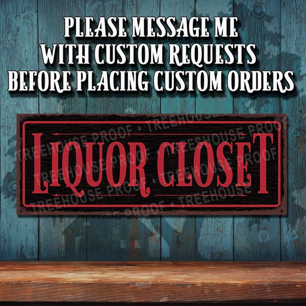 Liquor Signs - Etsy