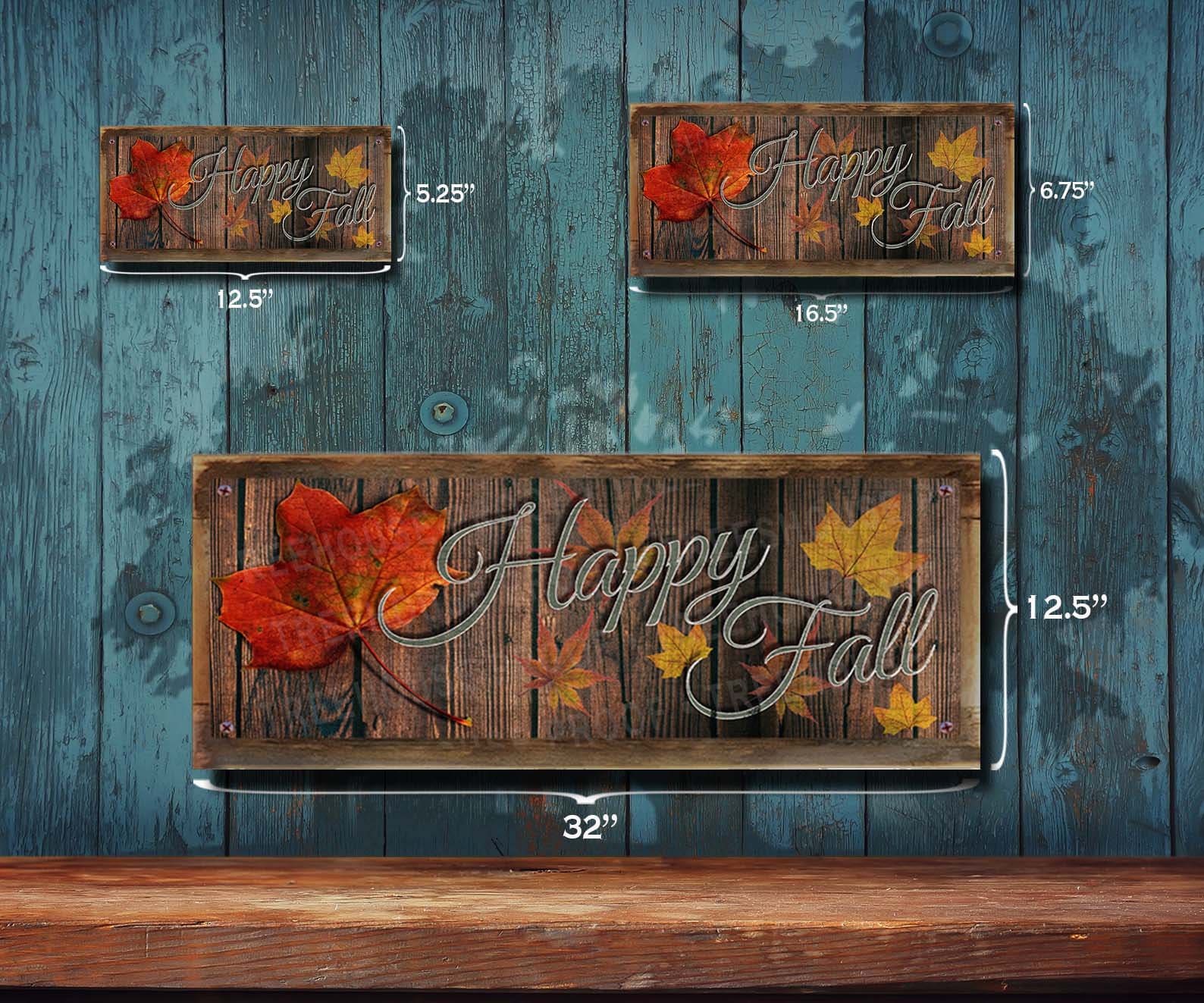 Happy Fall Wood Rustic Wood Looking Background - Etsy