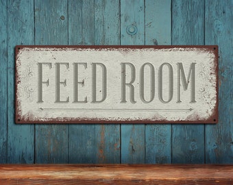 Antique Feed Sign - Etsy