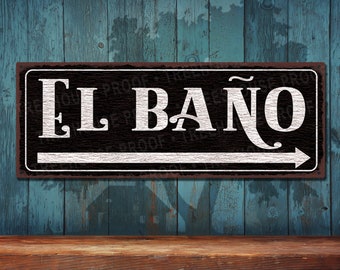 Modern Restroom Sign / Custom Restroom Signage / Restaurant - Etsy