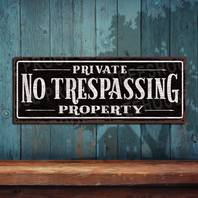 Property Signs - Etsy