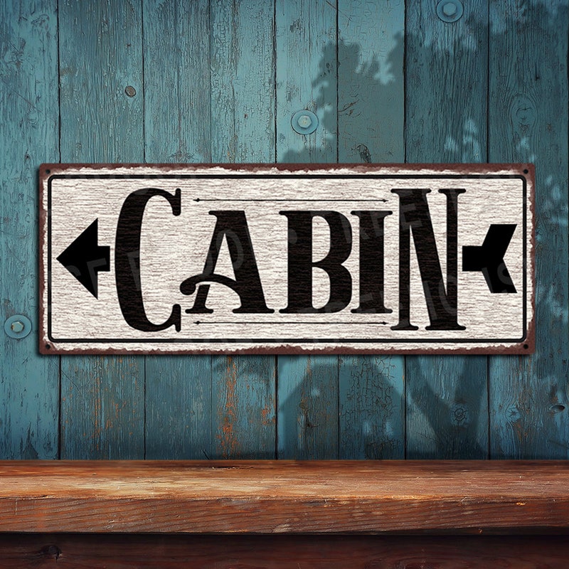 Rustic Cabin Signs - Etsy