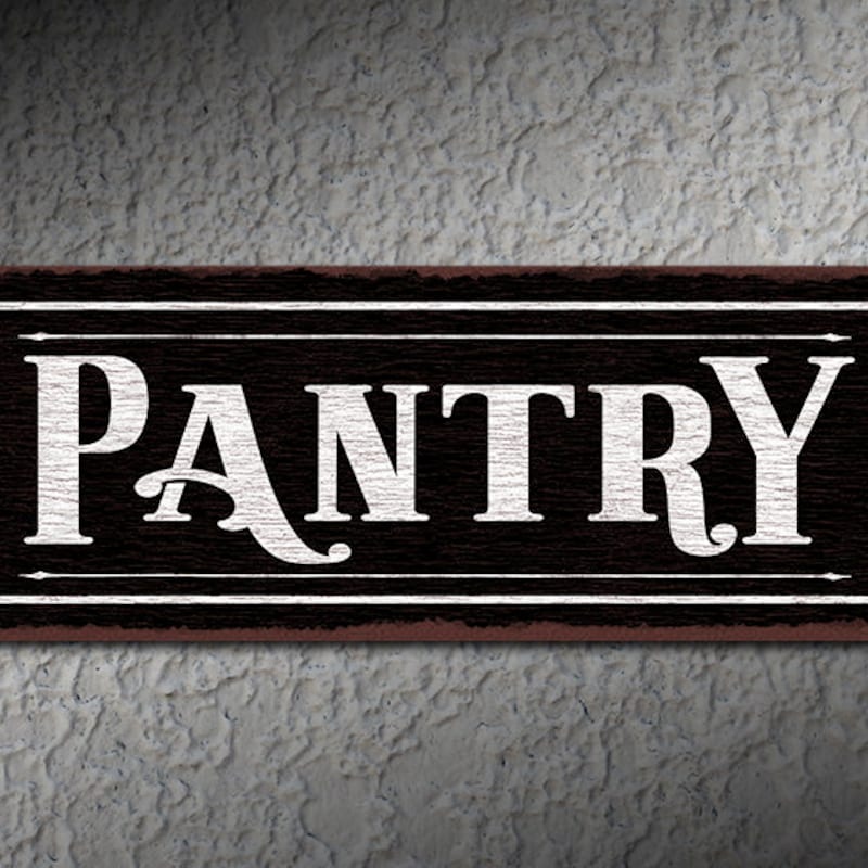 Pantry Sign - Etsy