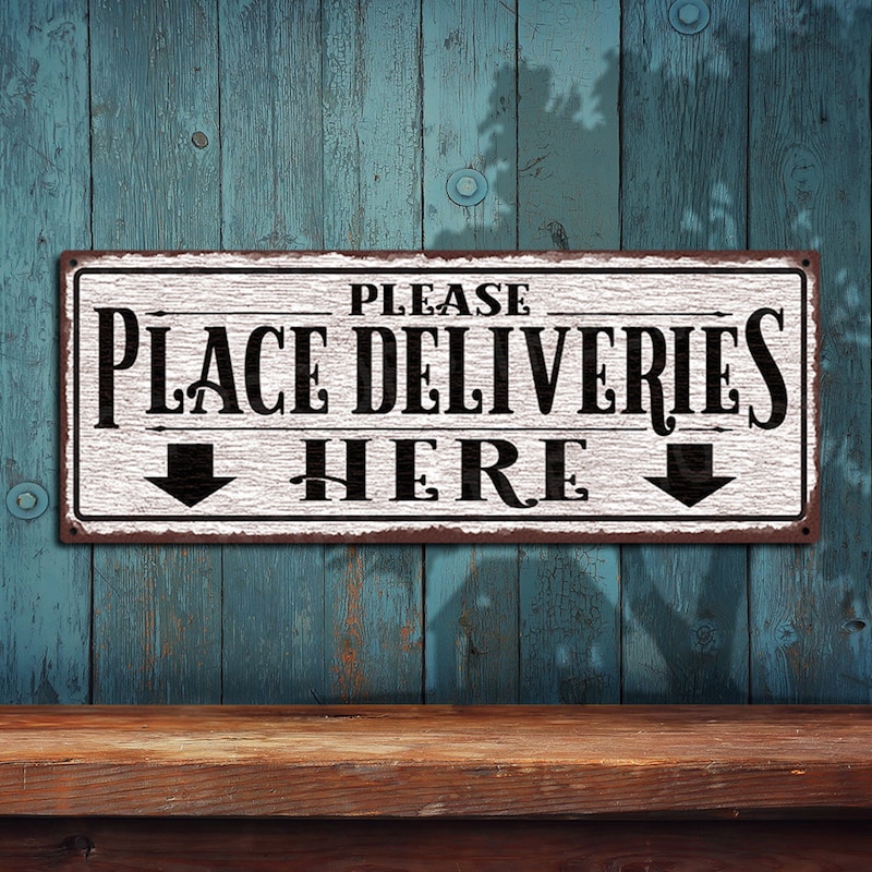 Personalized Package Delivery Signs - Etsy