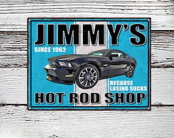 Hot Rod Shop Sign - Etsy