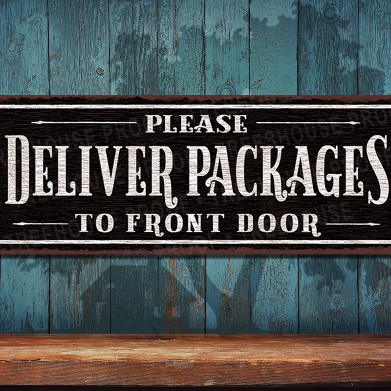 All Deliveries to the Front Door Please Sign - Etsy