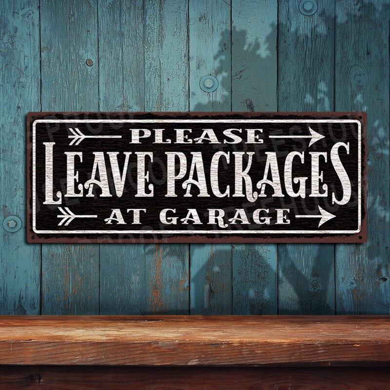 Rusty Garage Signs - Etsy